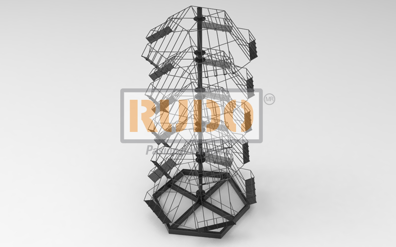 RUDO - Pasión por innovar - Exhibidor de revistas circular giratorio 5 ...